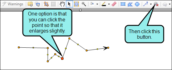 Deleting Points in Objects