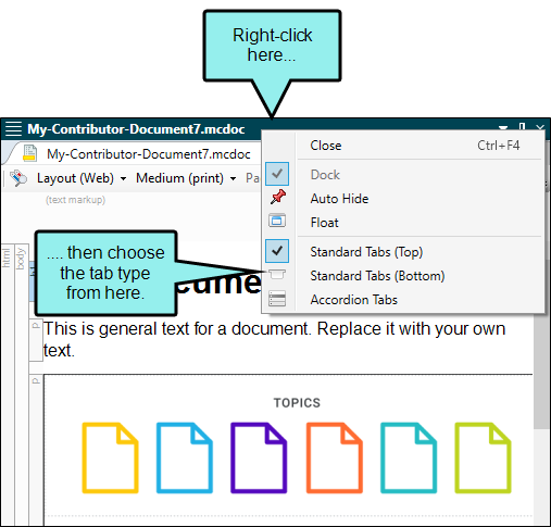 Touring the Workspace